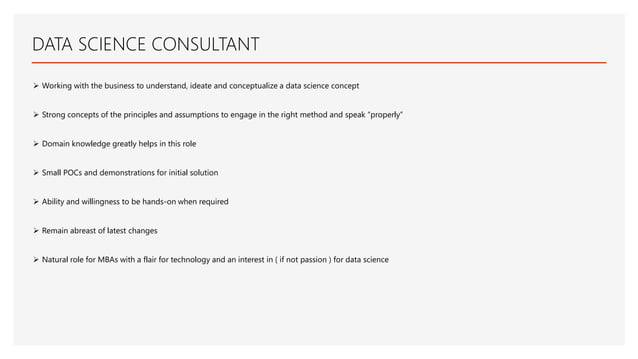 Data Science Roadmap | PPTX