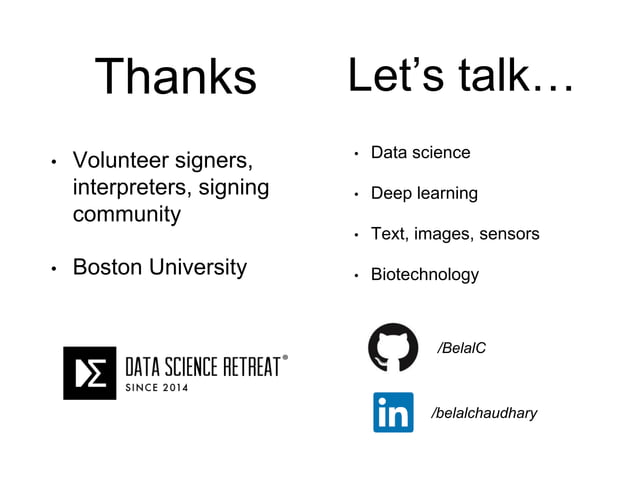 AI-powered translation of Sign Language into text | PPT