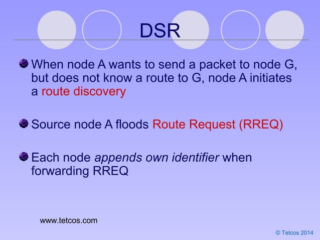 Dynamic Source Routing Sink hole attack | PPT