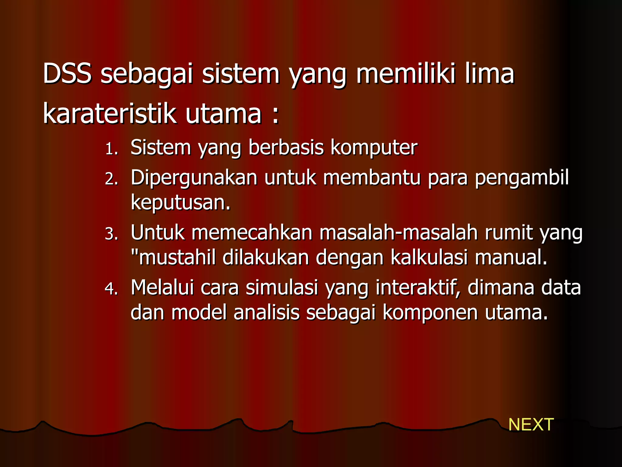 Sistem Pendukung Keputusan | PPT