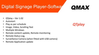 Digital Signage Solutions | PPTX | Computing | Technology & Computing