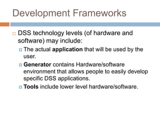 Decision Support Systems | PPT