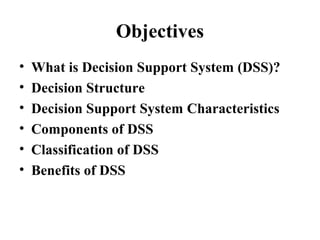 Decision support system | PPT | Operating Systems | Computer Software ...