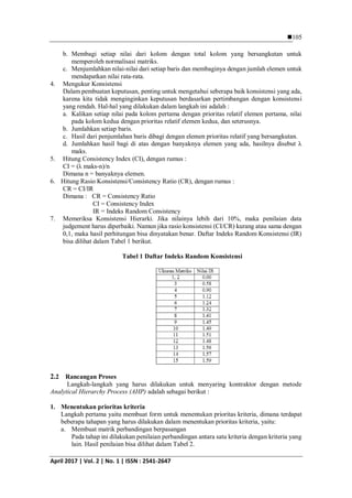 Jurnal Sistem Penunjang Keputusan | PDF