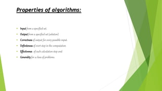 Algorithms | PPTX