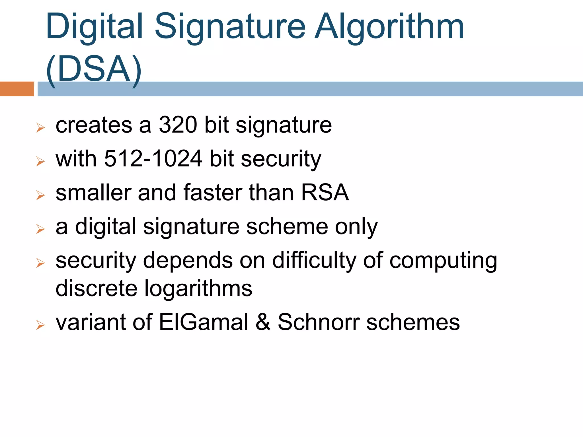 Digital Signature Standard | PPT
