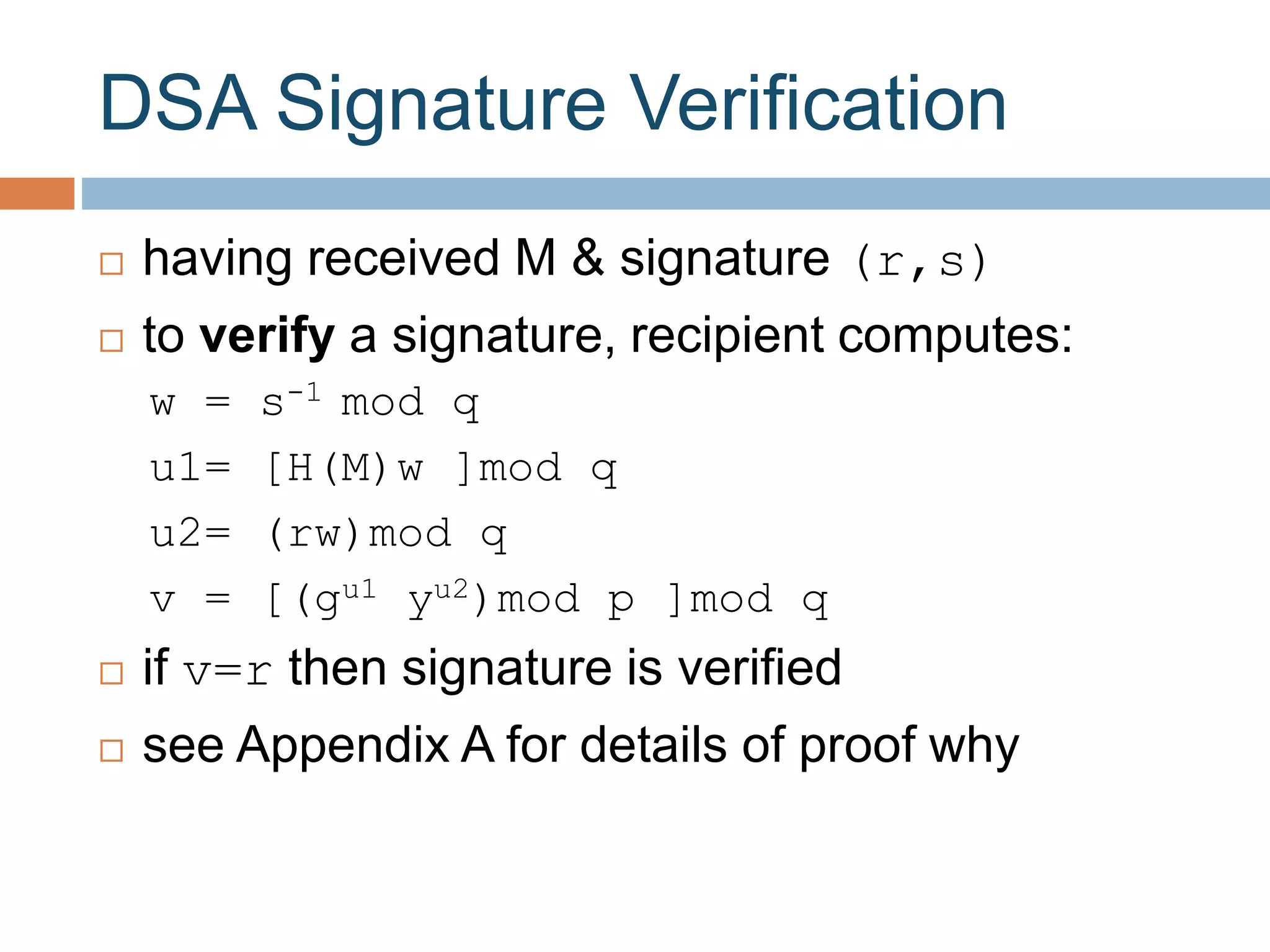 Digital Signature Standard | PPT