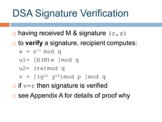 Digital Signature Standard | PPT