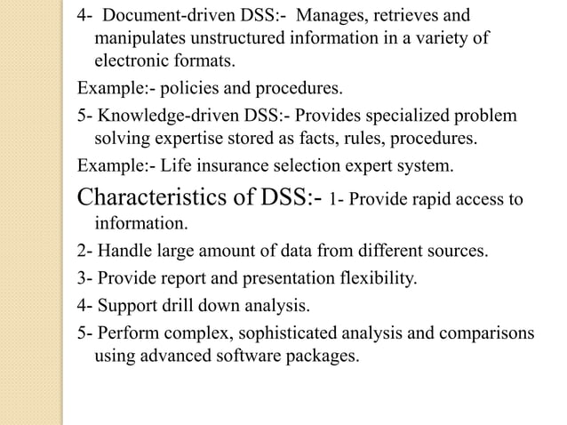 Project DSS.pptx (Decission Support System) | PPTX