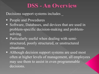 Decision Support System | PPT