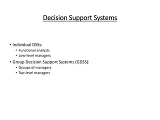 MIS & DSS | PPT