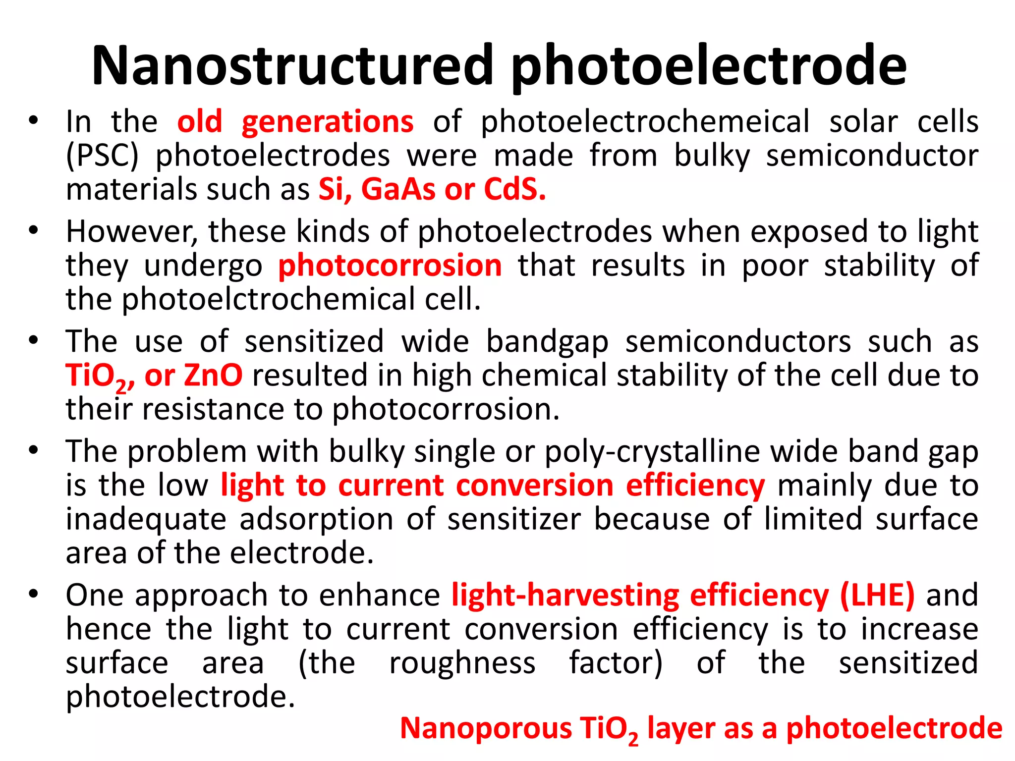 Dye Sensitized Solar cell (DSSC) | PPTX