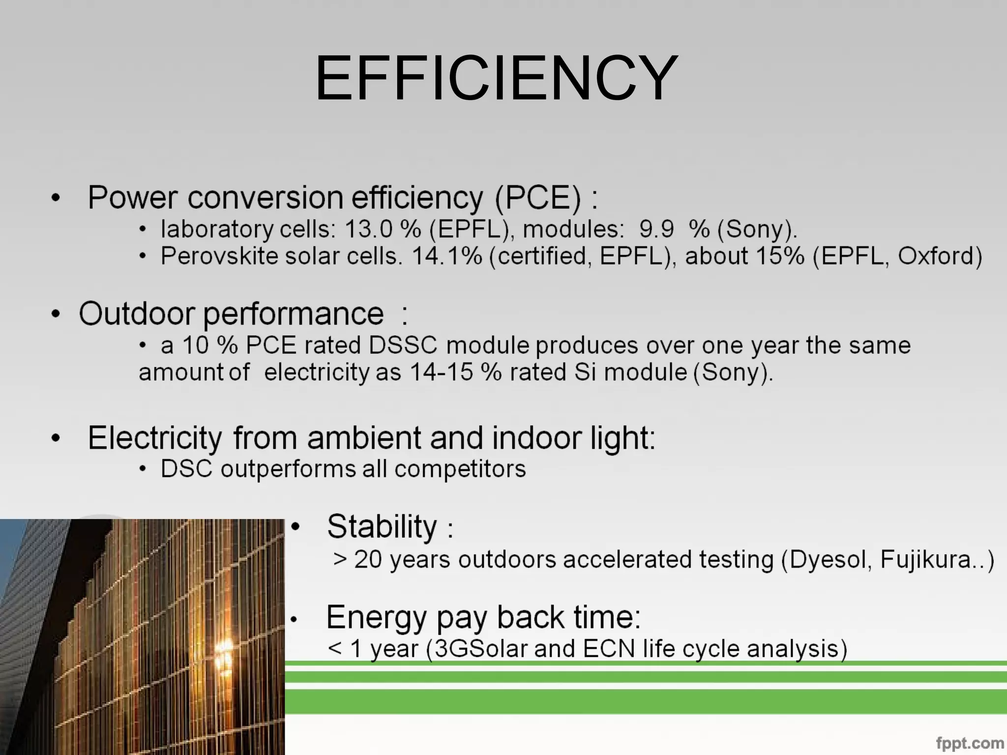 Dye-Sensitized Solar Cells | PPT
