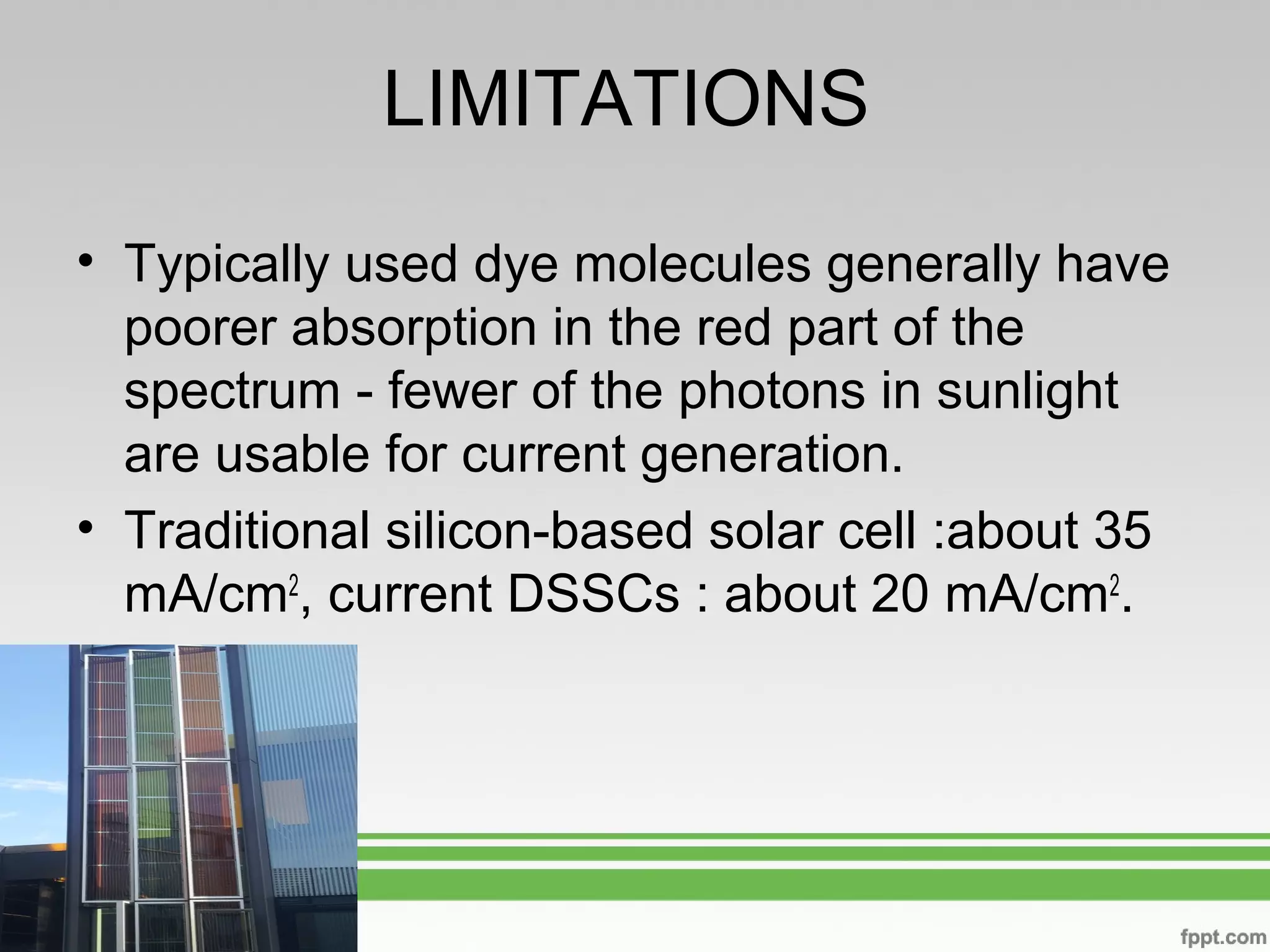 Dye-Sensitized Solar Cells | PPT