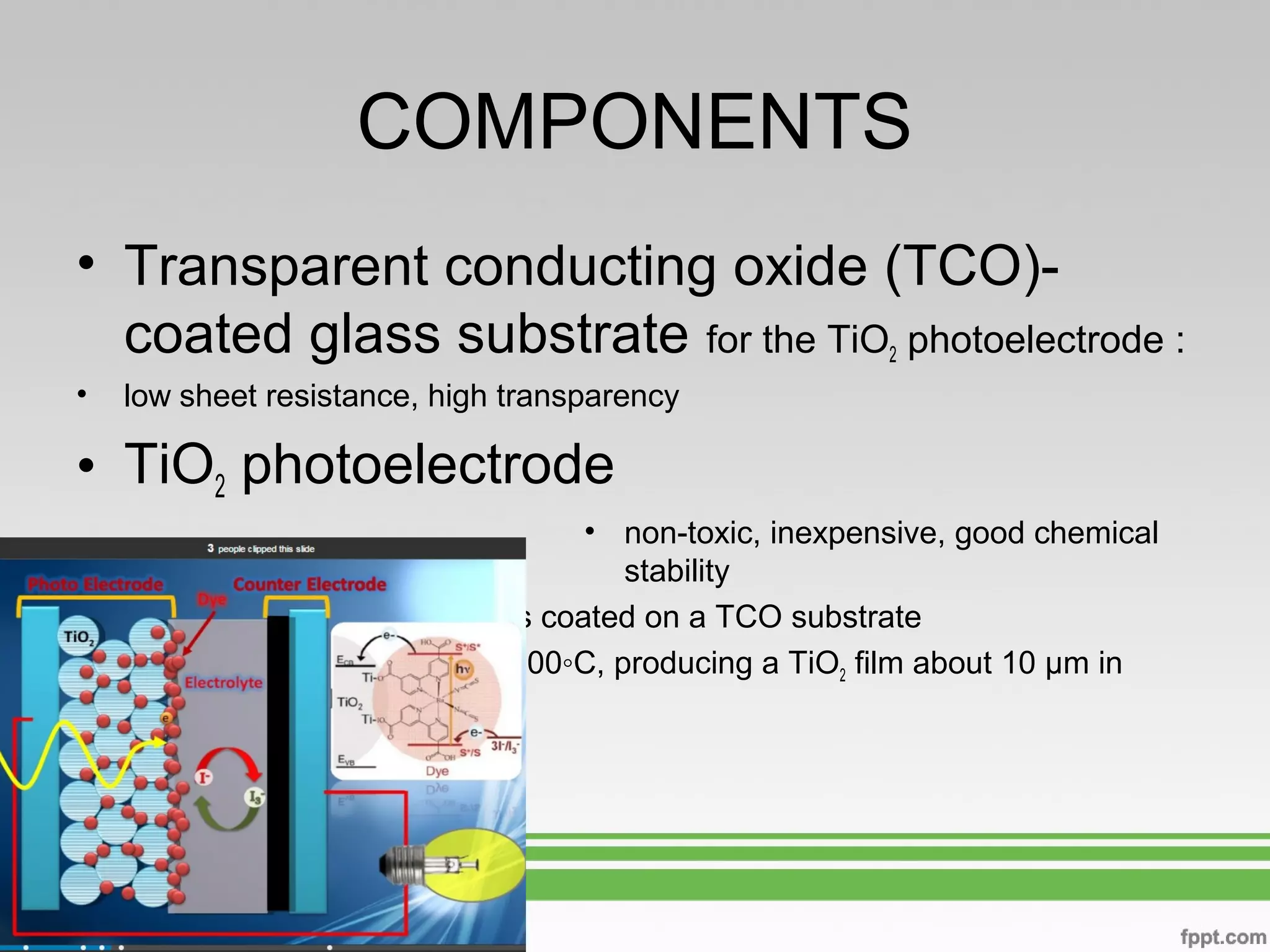 Dye-Sensitized Solar Cells | PPT