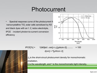 Dye-Sensitized Solar Cells | PPT