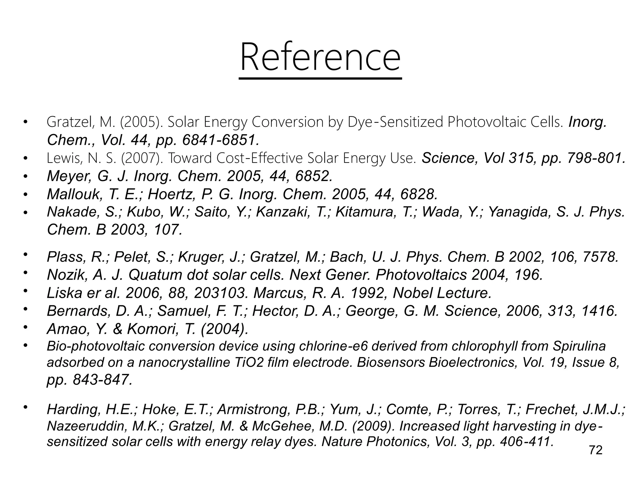 Dssc (Dye sensitized solar cell) | PPTX