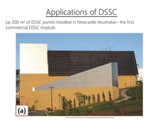 Dssc (Dye sensitized solar cell) | PPTX
