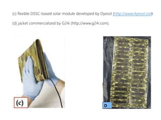 Dssc (Dye sensitized solar cell) | PPTX