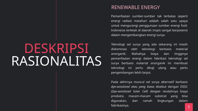 Dye Sensitized Solar Cells Fishbone.pptx | Free Download
