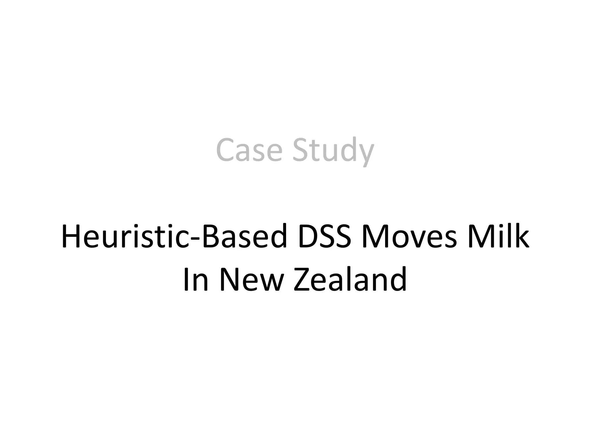 Dss case study | PPTX