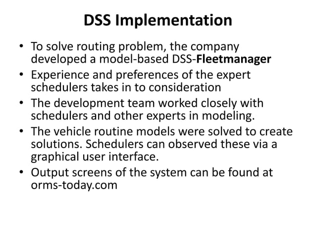 Dss case study | PPTX