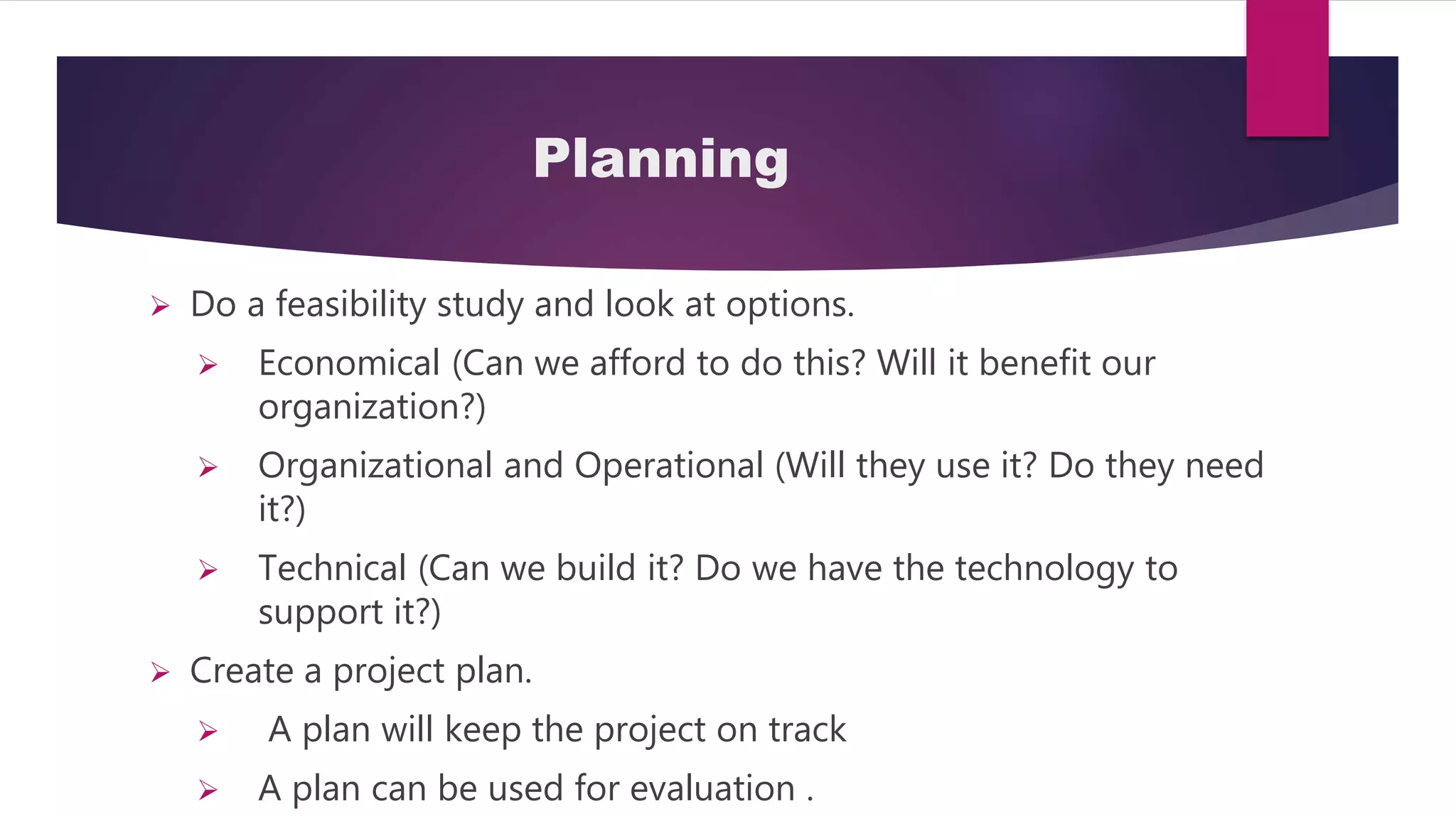 Dss construction: Development Process (SDLC and Prototyping) | PPT
