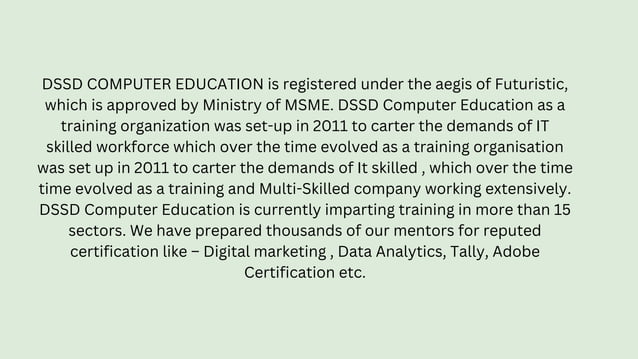 DSSD.pdf | Business | Business and Finance