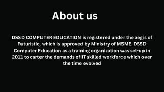 Welcome to our dssd computer instititute | PDF