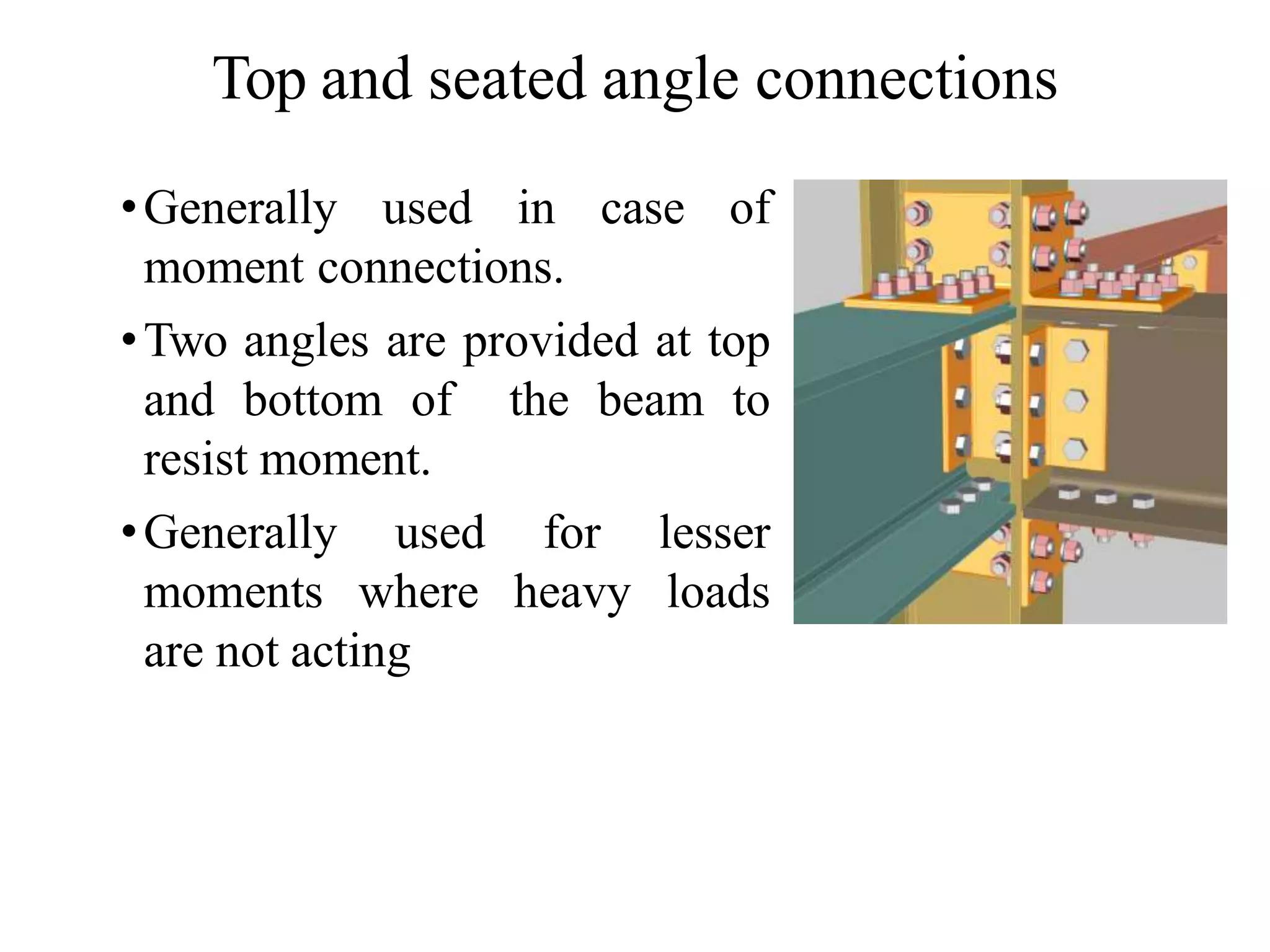 DESIGN OF CONNECTIONS IN STEEL STRUCTURE | PPTX