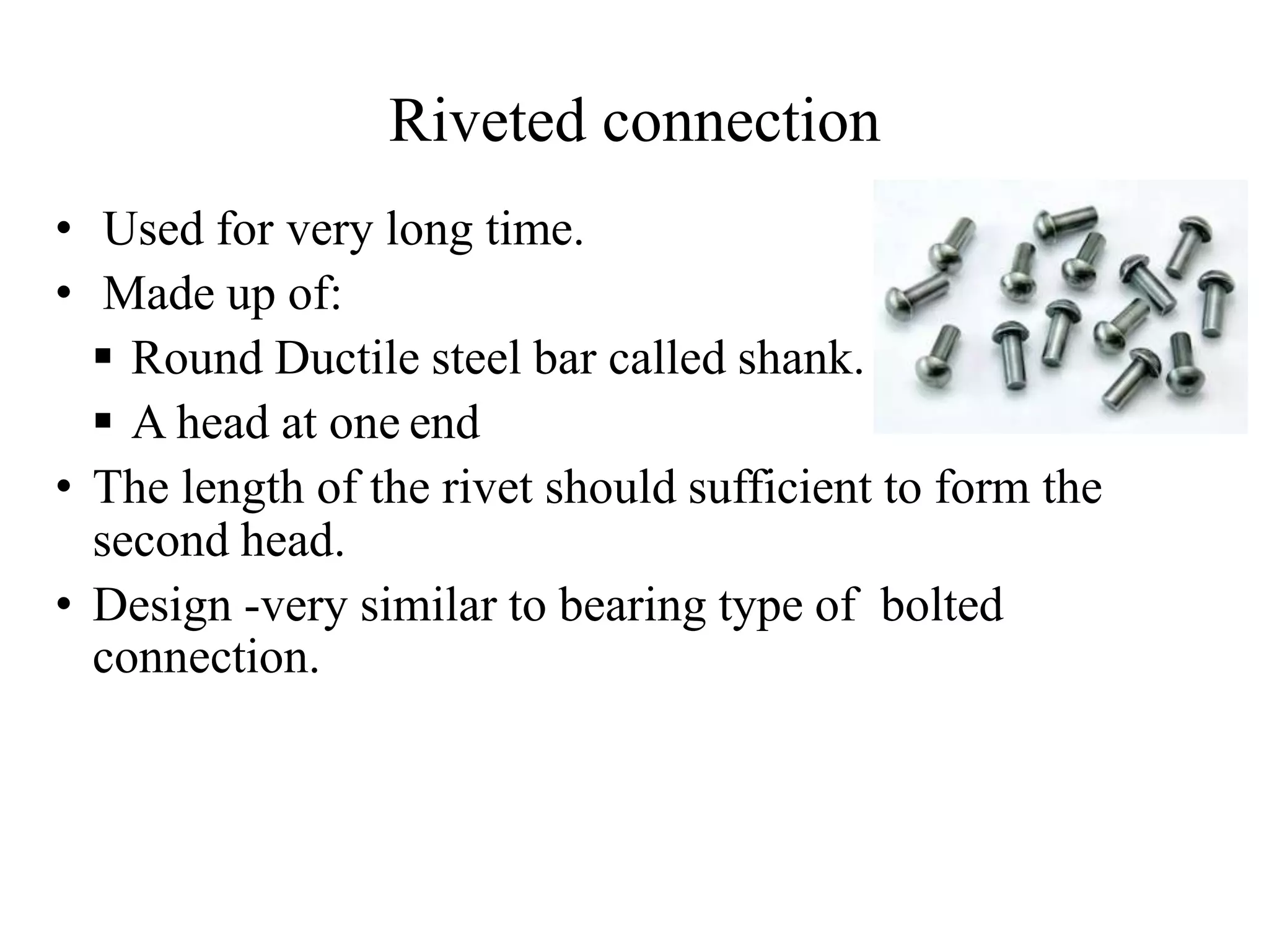 DESIGN OF CONNECTIONS IN STEEL STRUCTURE | PPTX