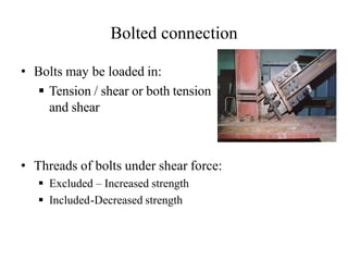 DESIGN OF CONNECTIONS IN STEEL STRUCTURE | PPTX