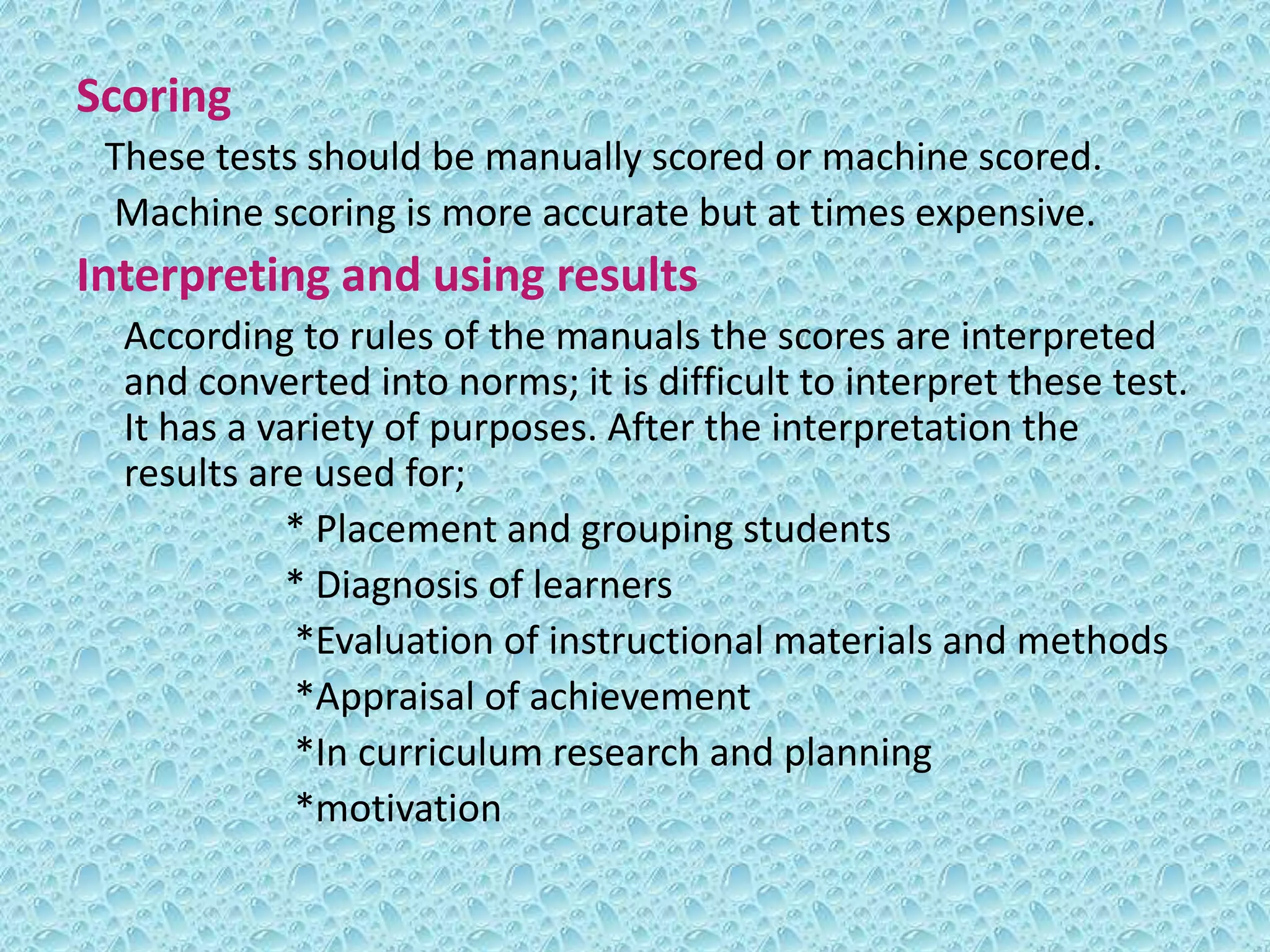teacher made test Vs standardized test | PPTX