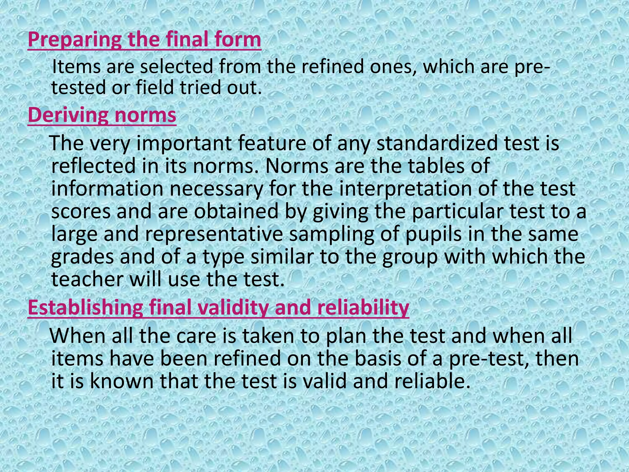teacher made test Vs standardized test | PPTX
