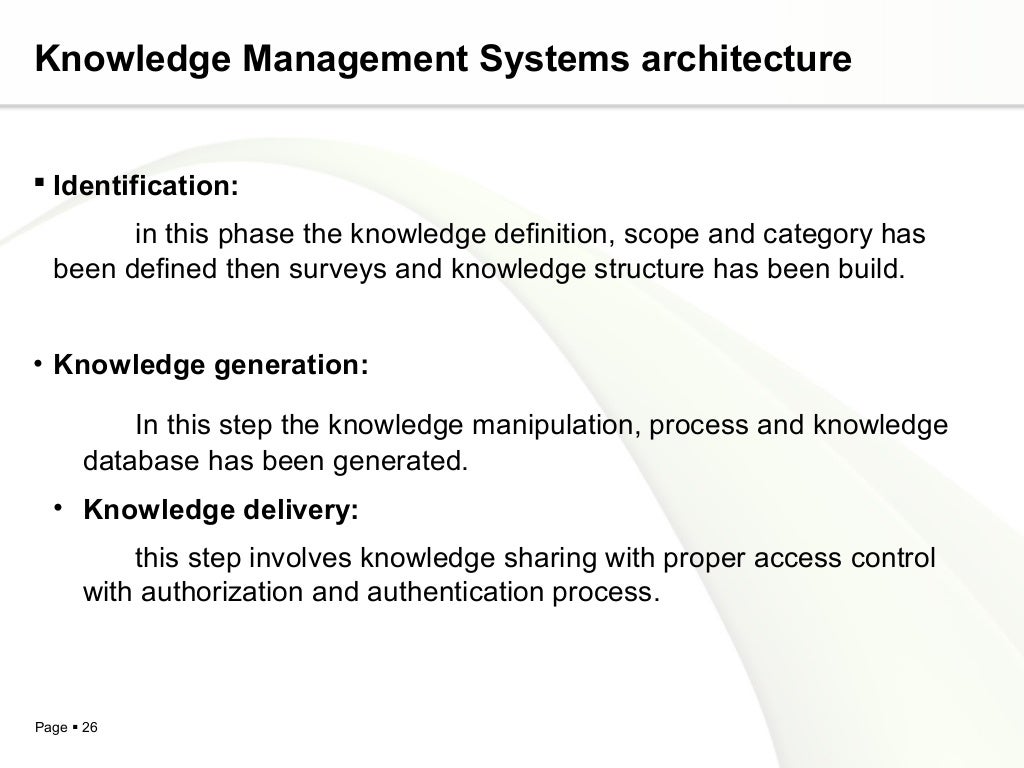 Dss & knowledge management