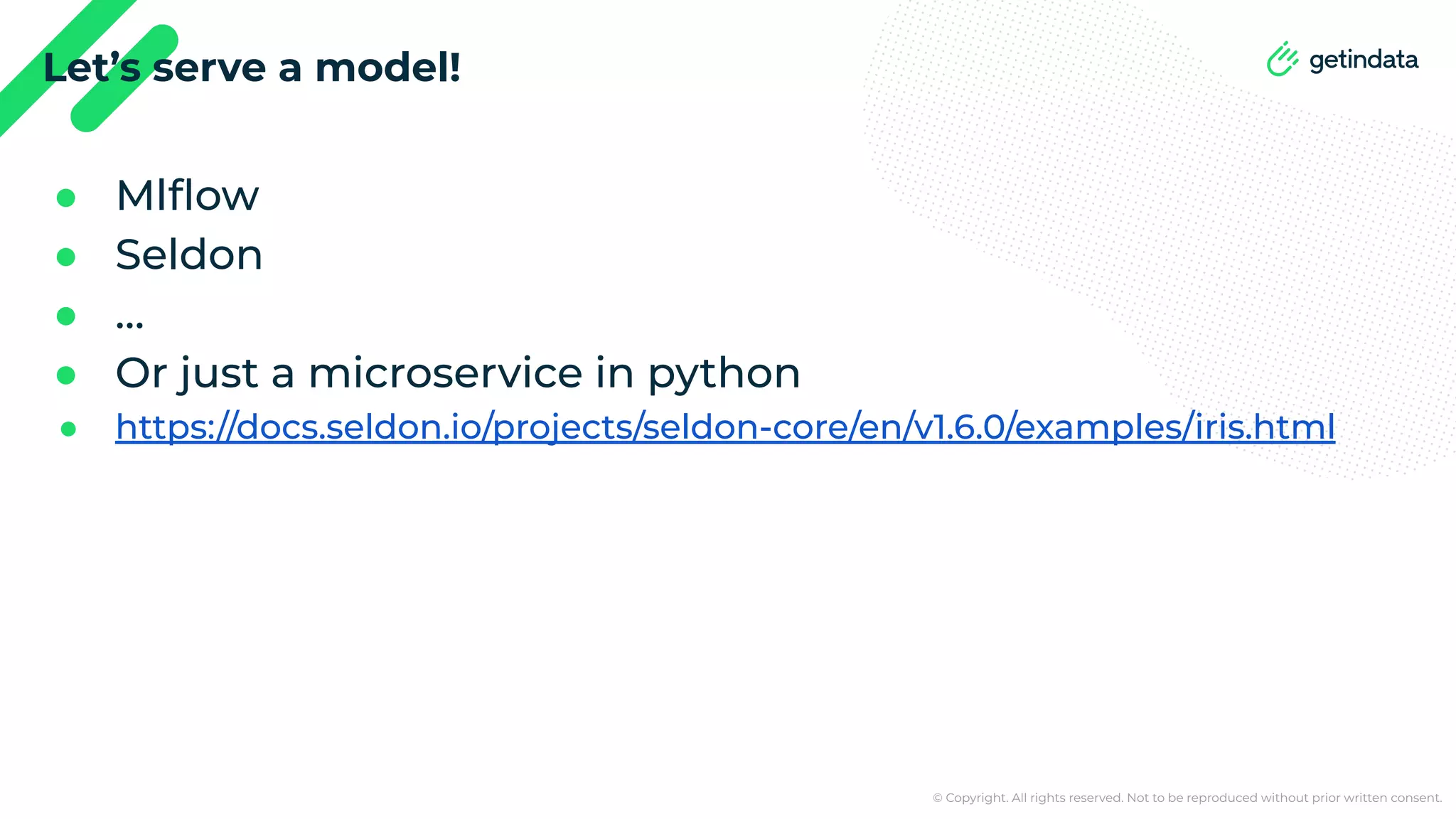 Model serving made easy using Kedro pipelines - Mariusz Strzelecki ...