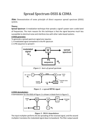 EEL316: CDMA with DSSS | PDF