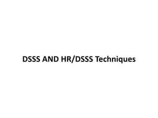 Dsss phy | PPT
