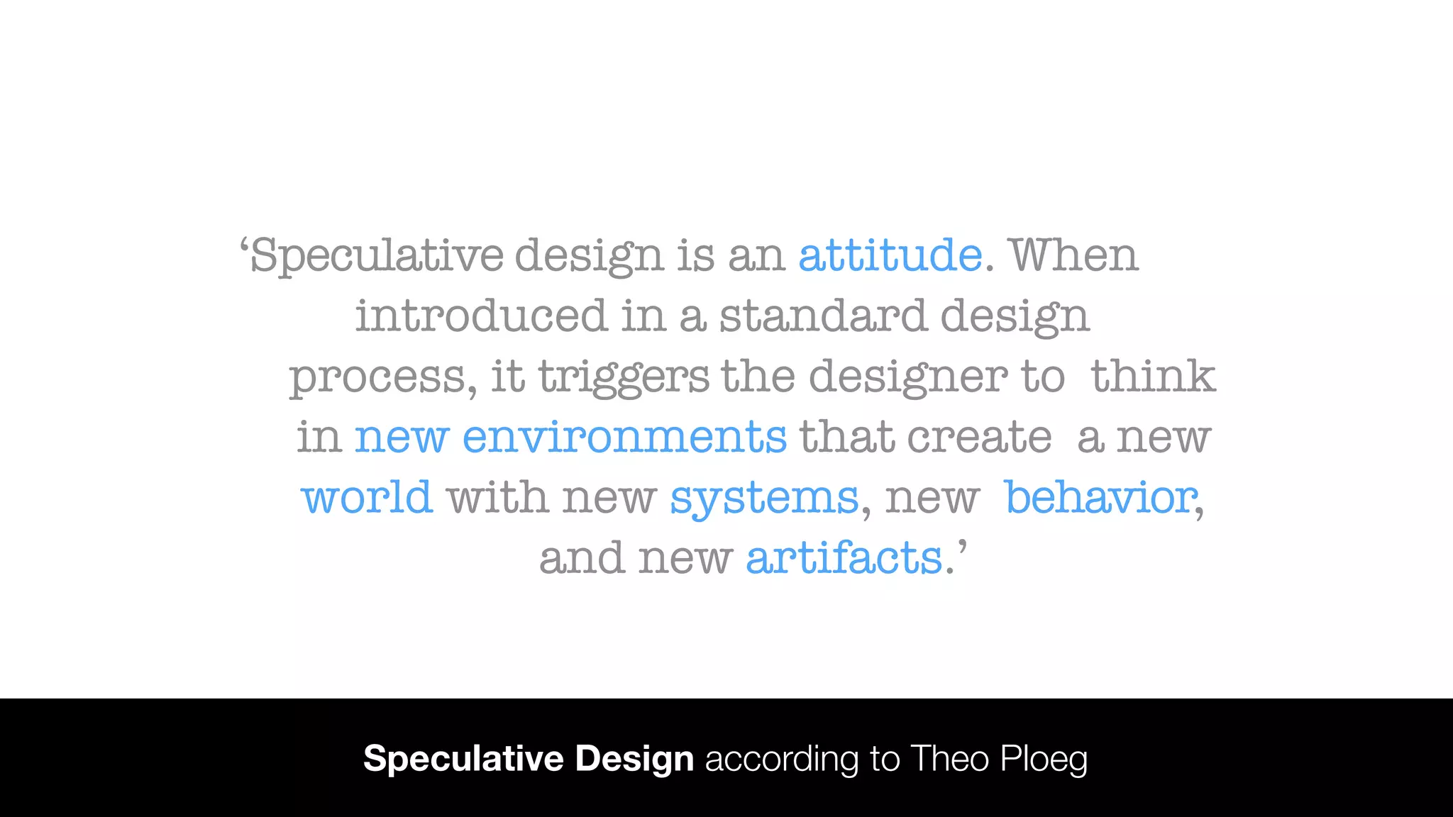Speculative Design: an introduction | PDF