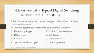 Digital Switching Systems | PPT