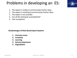 Dss vs expert system | PPTX