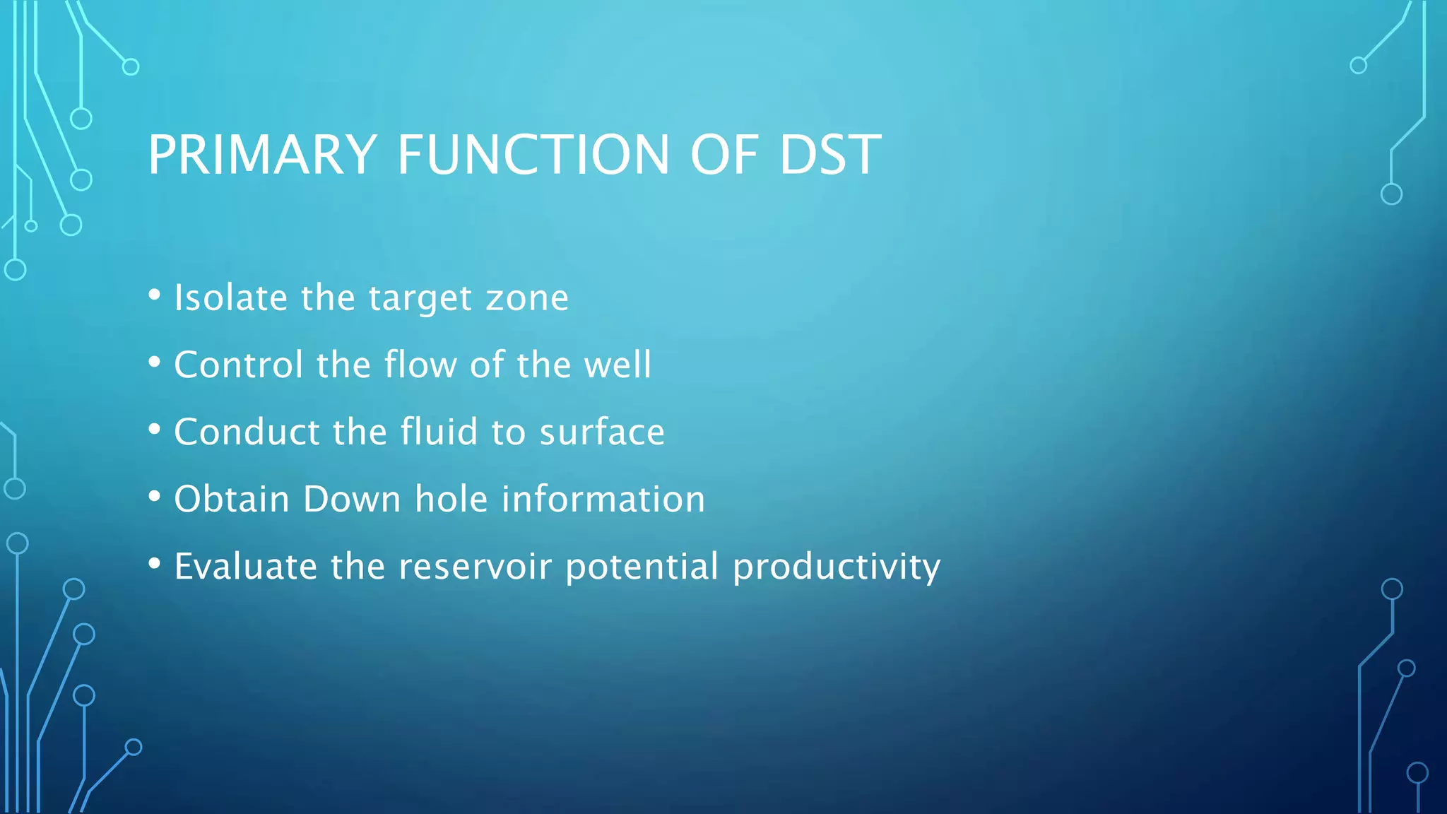 Dst (Drill Stem Test) | PPTX
