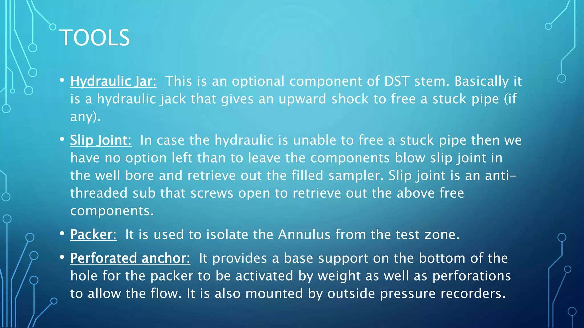 Dst (Drill Stem Test) | PPTX