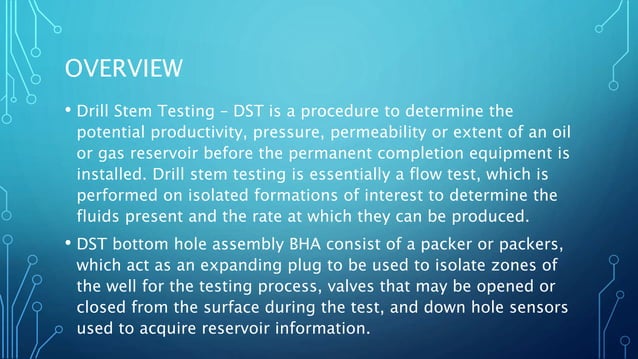 Dst (Drill Stem Test) | PPTX | Geology | Science