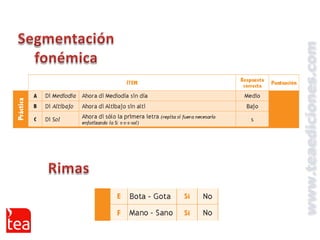 DST-J.pdf ficha tecnica de test para detección de dislexia | PDF