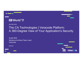 The CA Technologies | Veracode Platform: A 360-Degree View of Your ...