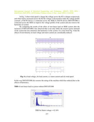 Dstatcom based voltage regulator for wind turbine driven self excited indu | PDF