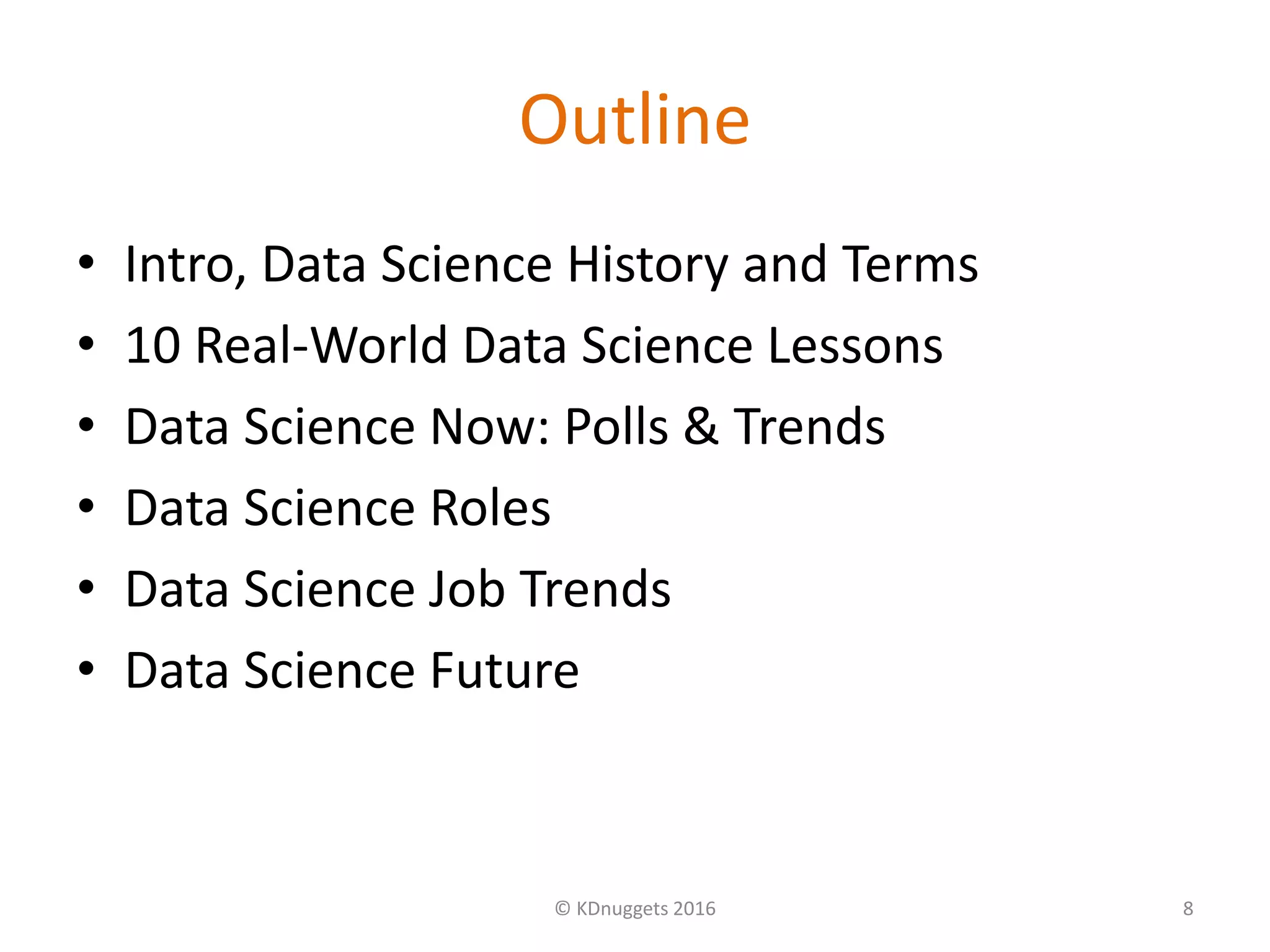 Data Science Past Present And Future Ppt