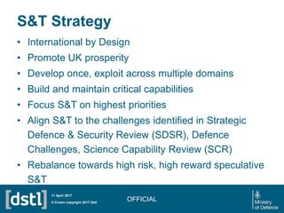 Dstl Human and Social Sciences Research Industry Day Presentation | PDF ...