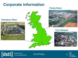 Dstl Medical Countermeasures for Dangerous Pathogens | PPT
